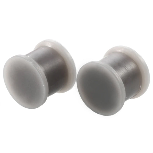 Grey Silicone Plugs | Tulsa Body Jewelry