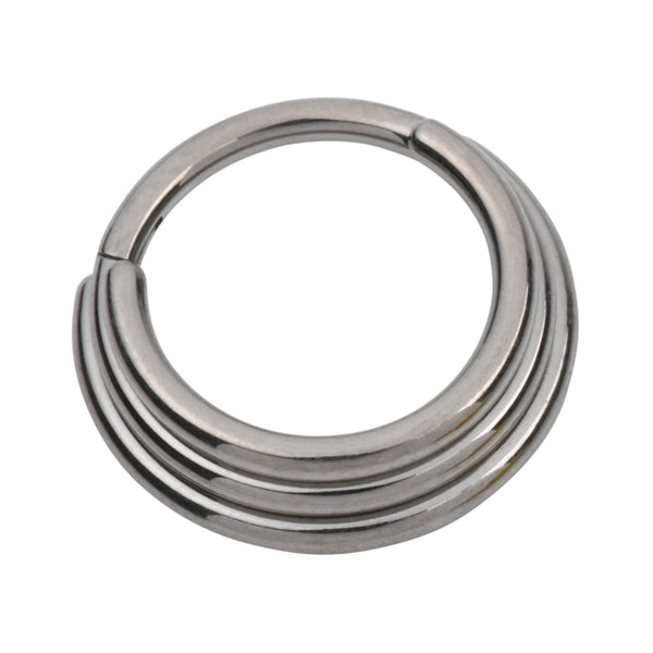 Triple Stack Titanium Hinged Ring | Tulsa Body Jewelry