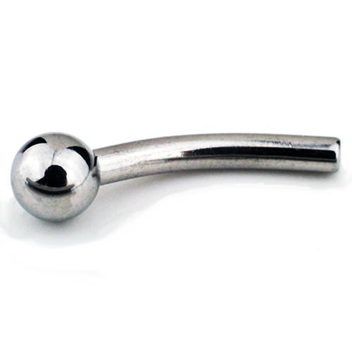 16g Titanium Curved Barbell Post | NeoMetal Body Jewelry – Tulsa Body ...