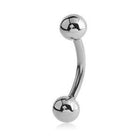 16g Stainless Curved Barbell | Body Circle Designs – Tulsa Body Jewelry