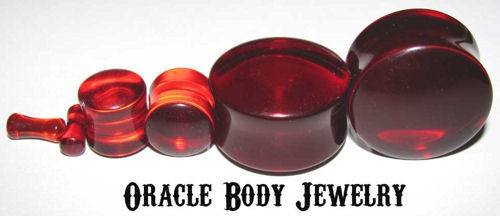 Red Quartz Plugs | Oracle Body Jewelry – Tulsa Body Jewelry
