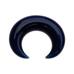 Satin Blue Septum Pincer by Glasswear Studios | Tulsa Body Jewelry