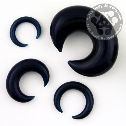 Satin Blue Septum Pincer by Glasswear Studios | Tulsa Body Jewelry